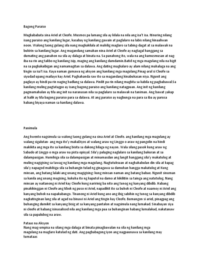 Bagong Paraiso | PDF