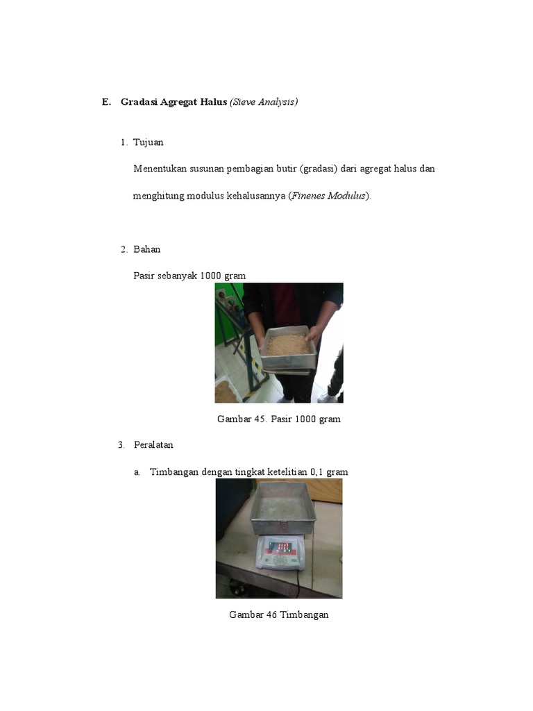 Gradasi Agregat Halus | PDF