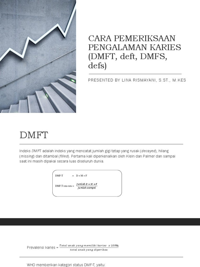 Cara Menghitung Indeks DMFT dan DEFT | PDF