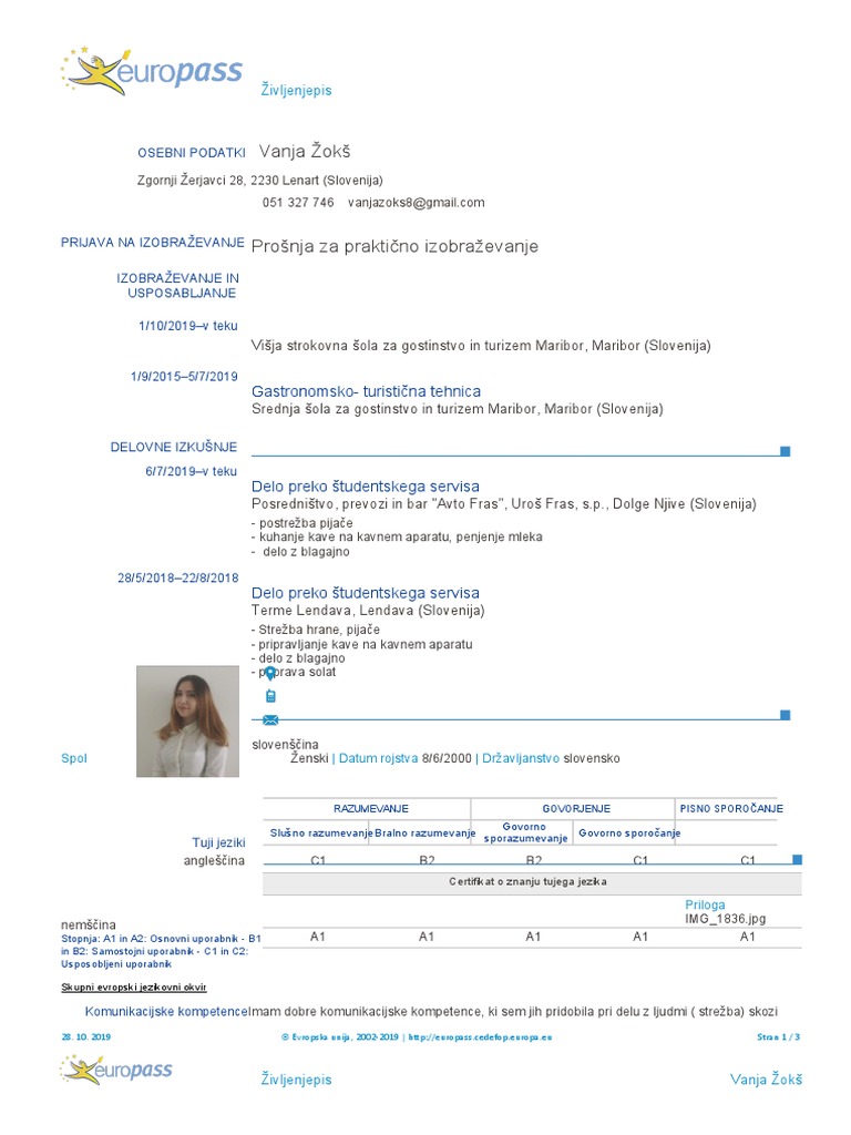Europass CV | PDF