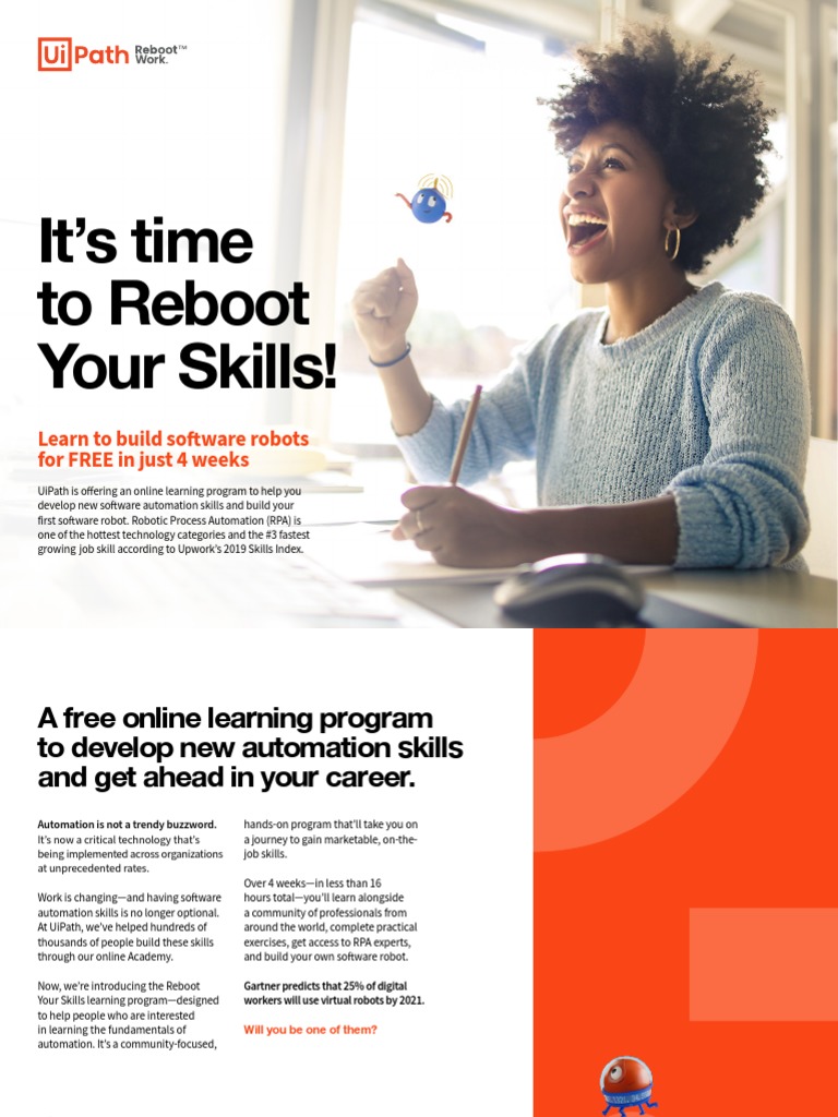 Reboot Your Skills Brochure - v3 | PDF | Automation | Cognition
