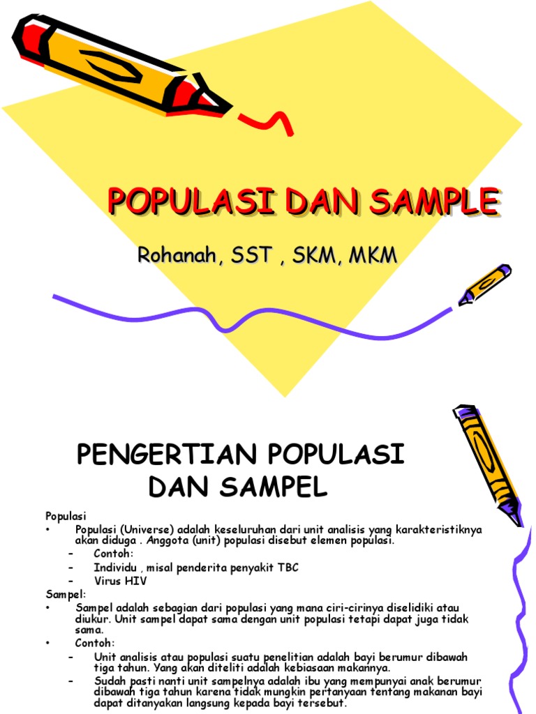 Populasi Dan Sample | PDF