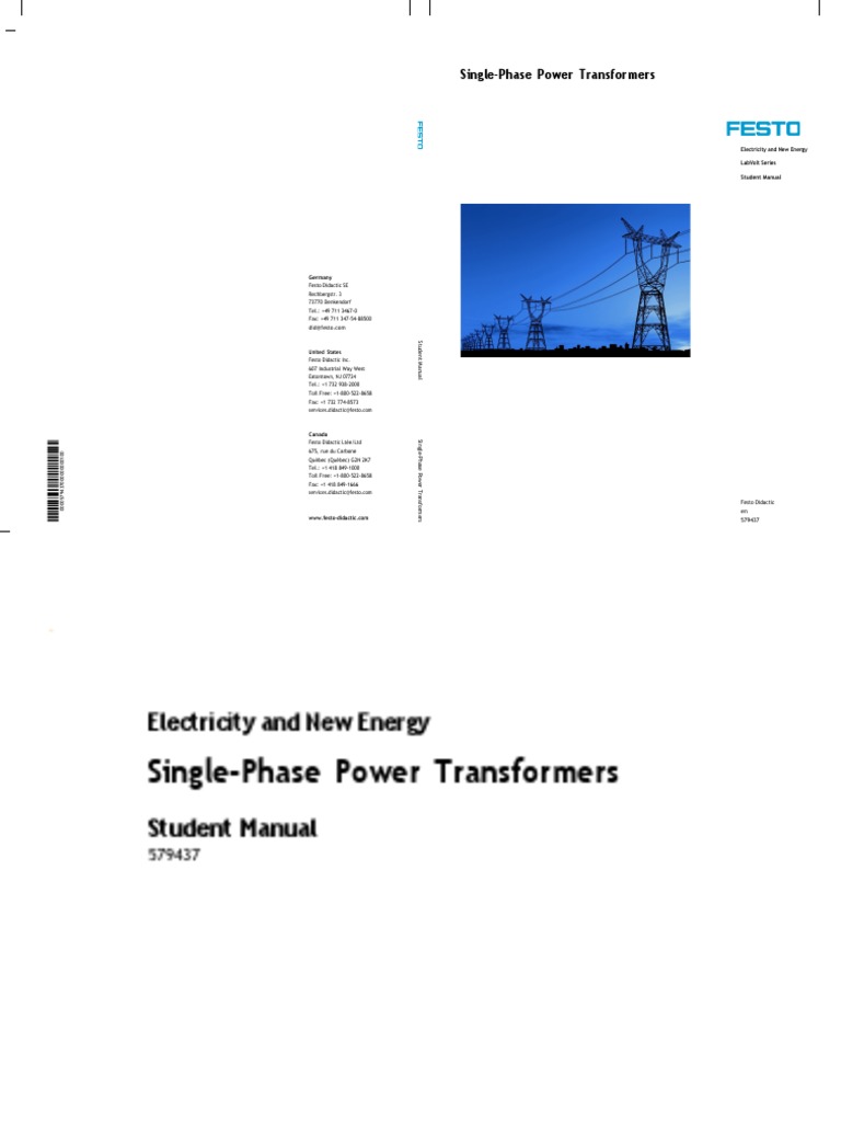 Single-Phase Power Transformers | PDF | Transformer | Alternating Current
