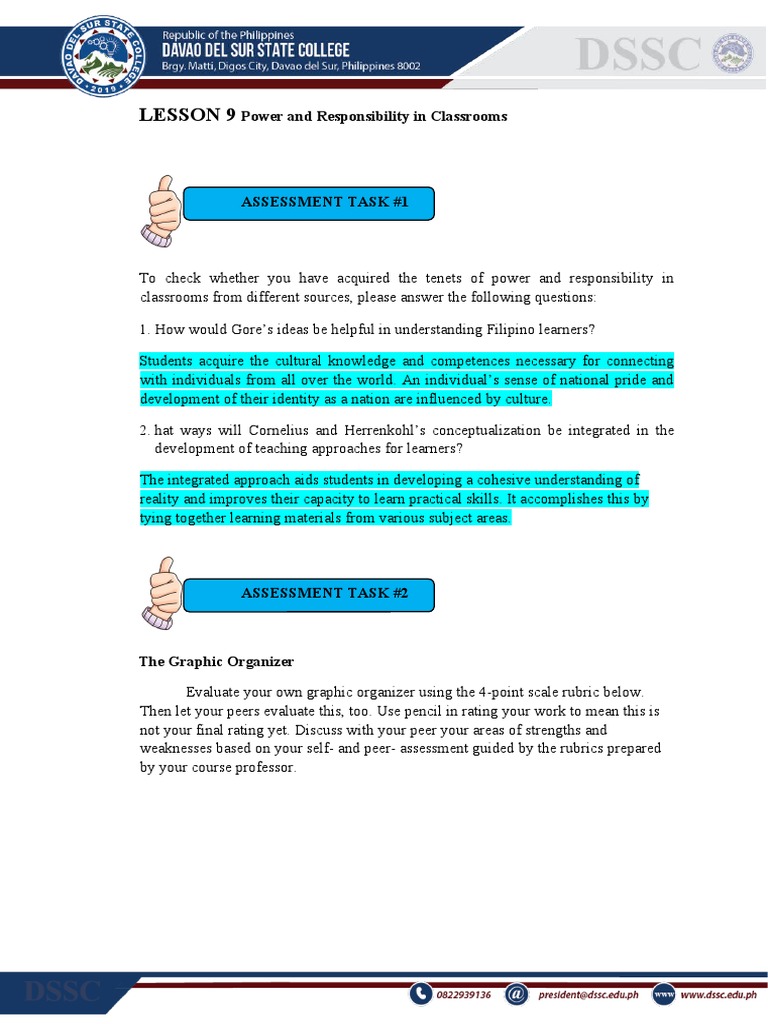 Embodo - Educ315 Lesson 9 | Download Free PDF | Educational Assessment ...