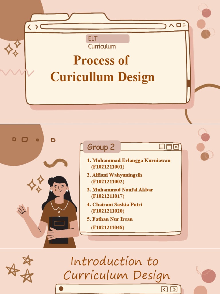 Muhammad Erlangga Kurniawan - Group 2 - Process of Curicullum Design | PDF