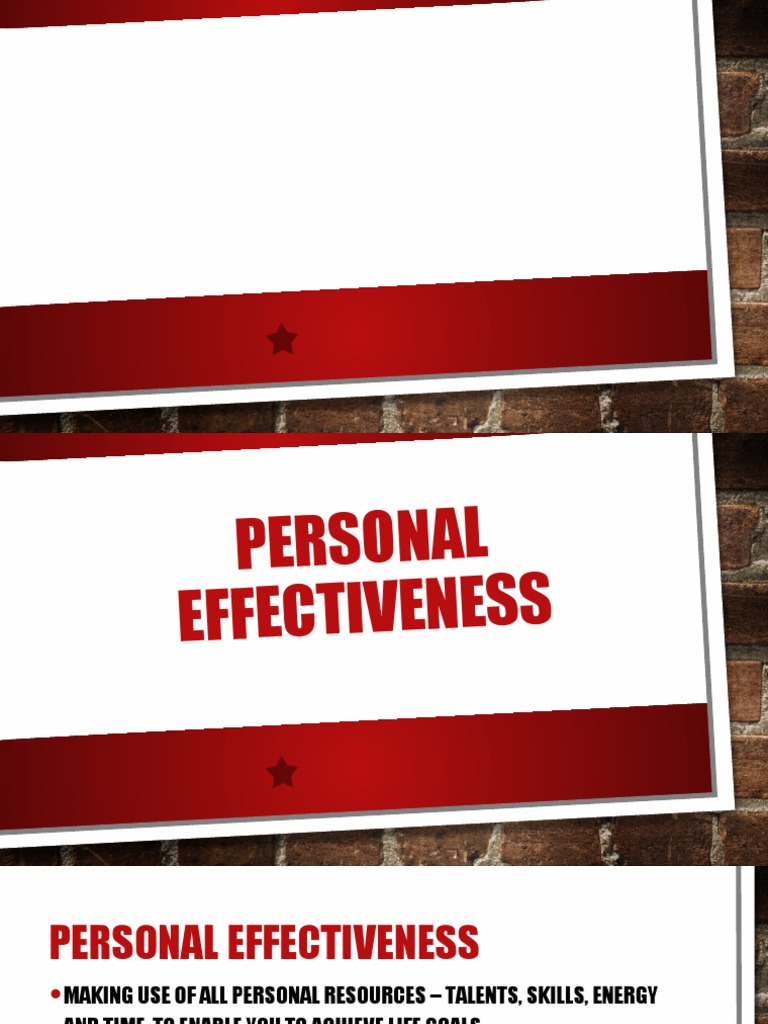 Boost Your Personal Effectiveness | PDF