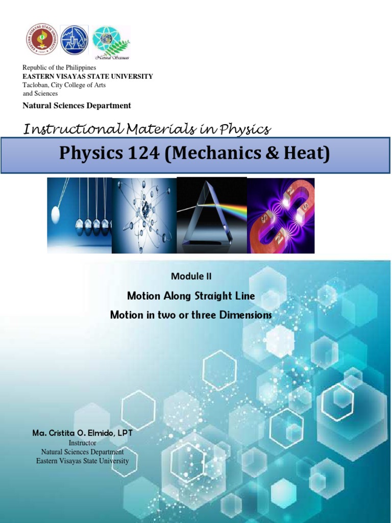 Module Ii - Phys 124 | PDF | Acceleration | Velocity
