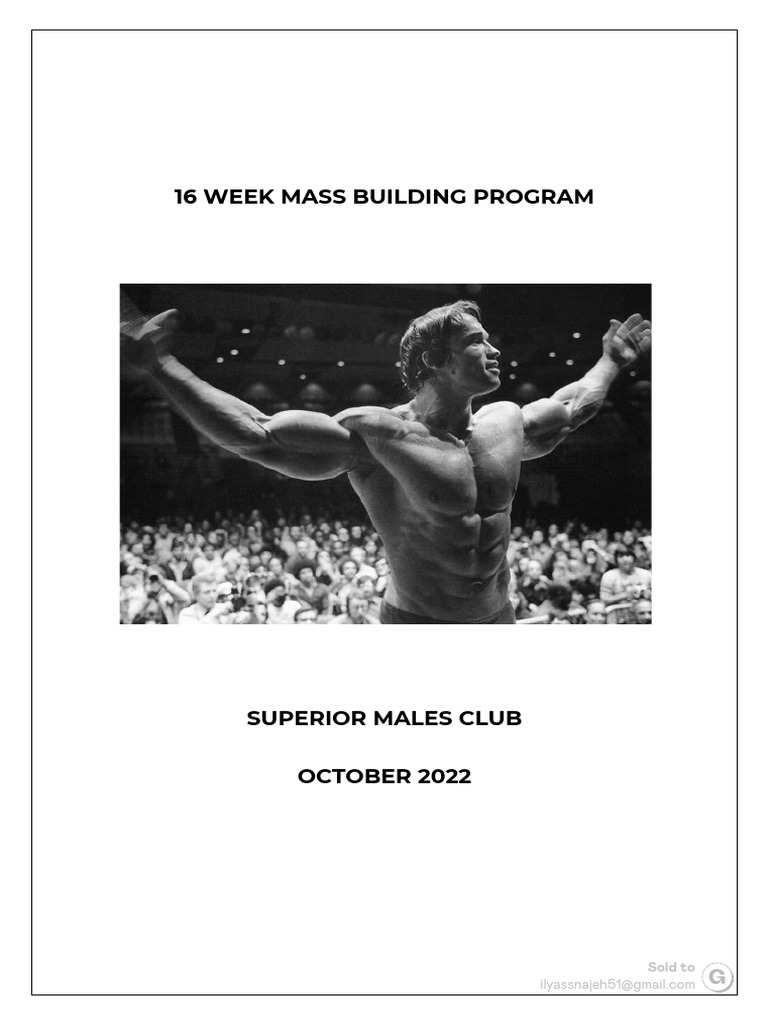 16 Week Mass Building Program | PDF