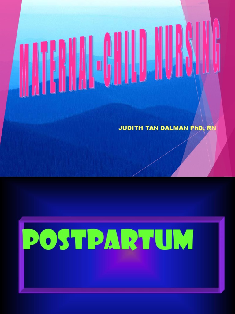 MCN PPT Postpartum | PDF | Postpartum Period | Menstrual Cycle MCN PPT Postpartum | PDF | Postpartum Period | Menstrual Cycle
