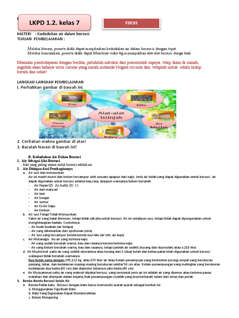 LKPD Fikih 1.2 KLS 7 | PDF