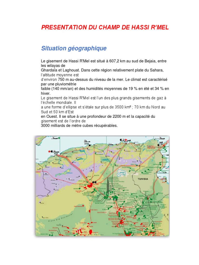 Gaz Hassi Rmel | PDF