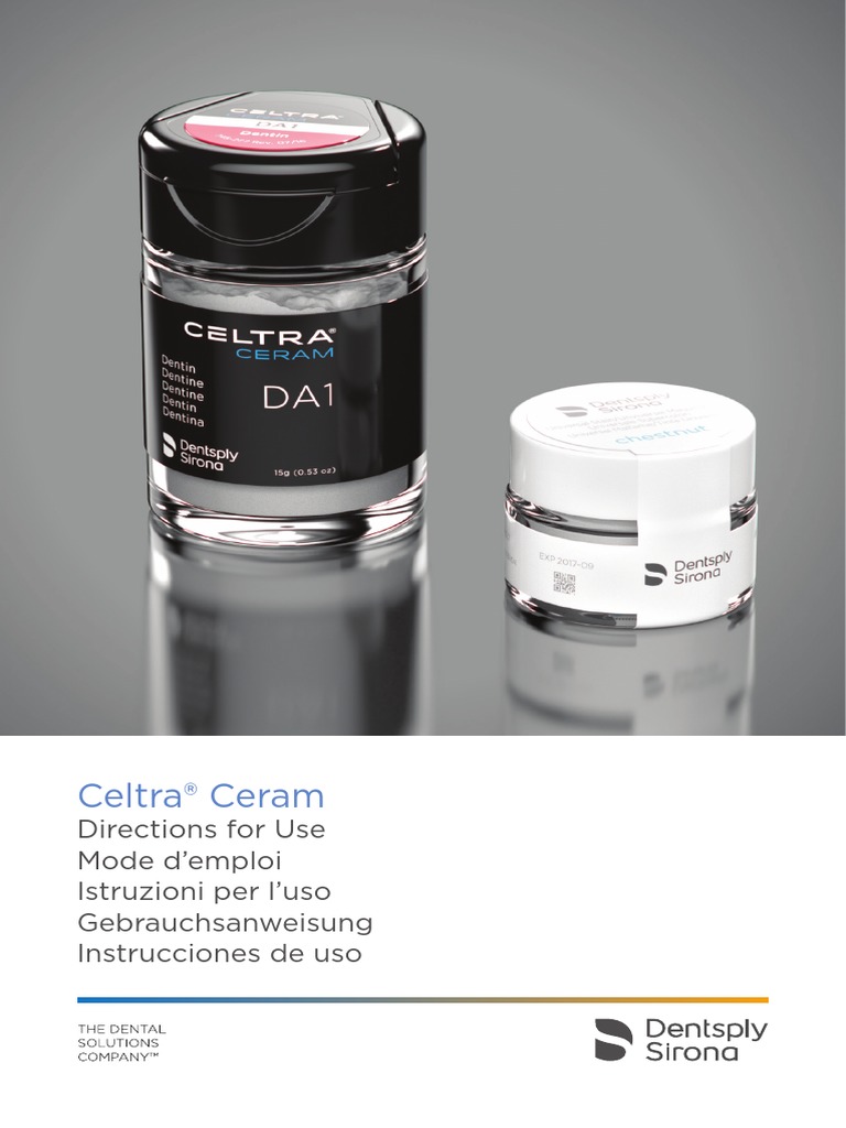 Celtra Ceram - InstruccionesUso | PDF | Tooth Enamel | Materials