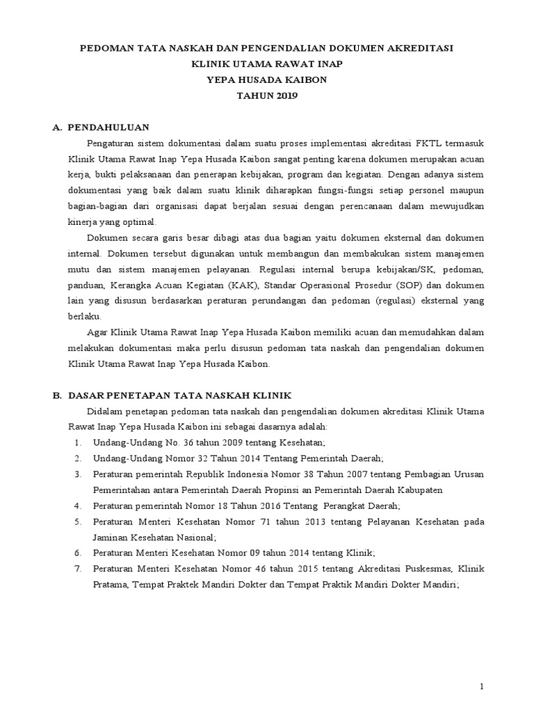 Tata Naskah Akreditasi | PDF | Bisnis | Pengelolaan Keuangan & Uang