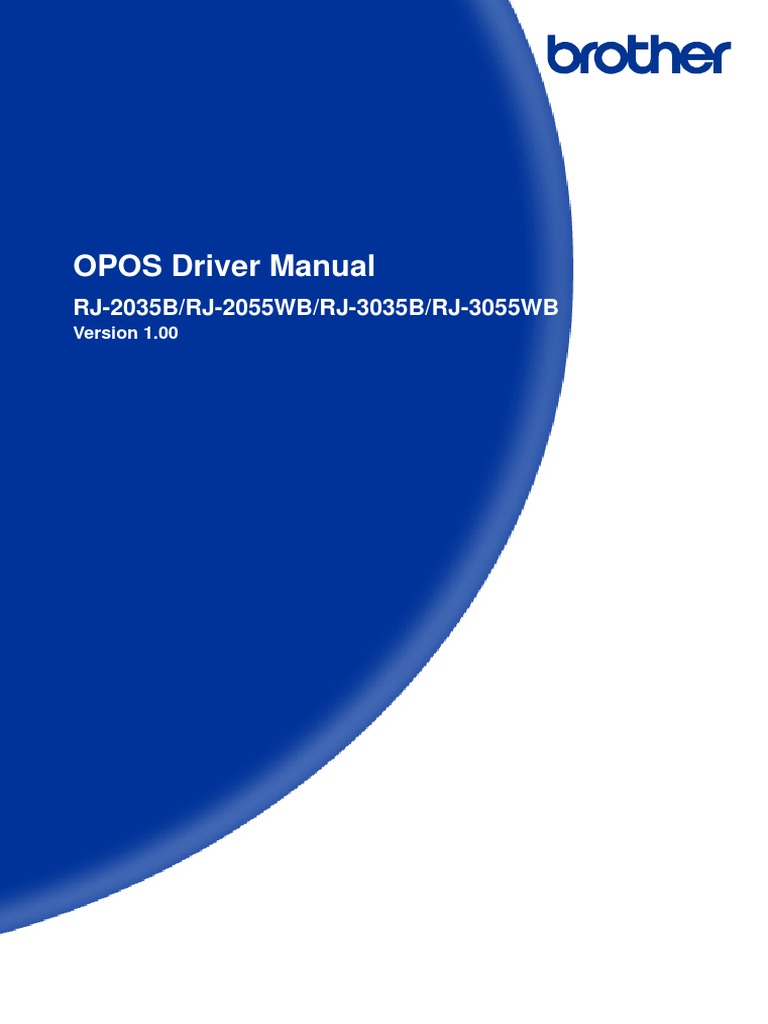 Opos Driver Manual Eng QSG 01 | PDF | Parameter (Computer Programming) | Printer (Computing)