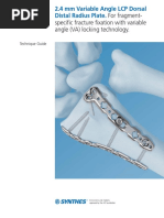 EVOS Wrist Surgical Technique Smith and Nephew | PDF | Drill | Screw