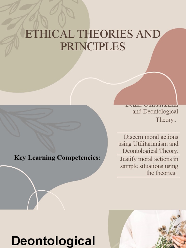 Ethical Theories and Principles | PDF | Utilitarianism | Virtue
