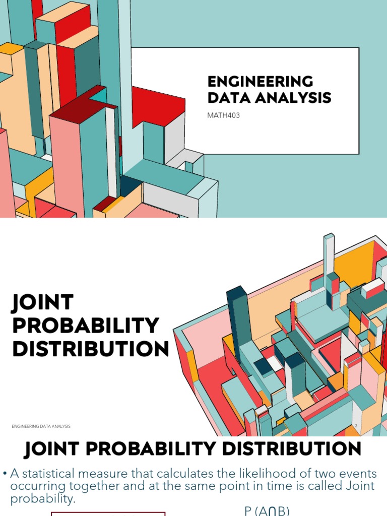 Math403 - 5.0 Joint Probability Distribution | PDF | Probability ...