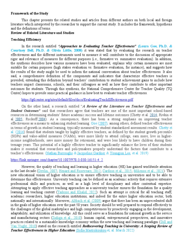 Laura Goe, Ph.D. & Courtney Bell, Ph.D. & Olivia Little, 2008 | PDF ...