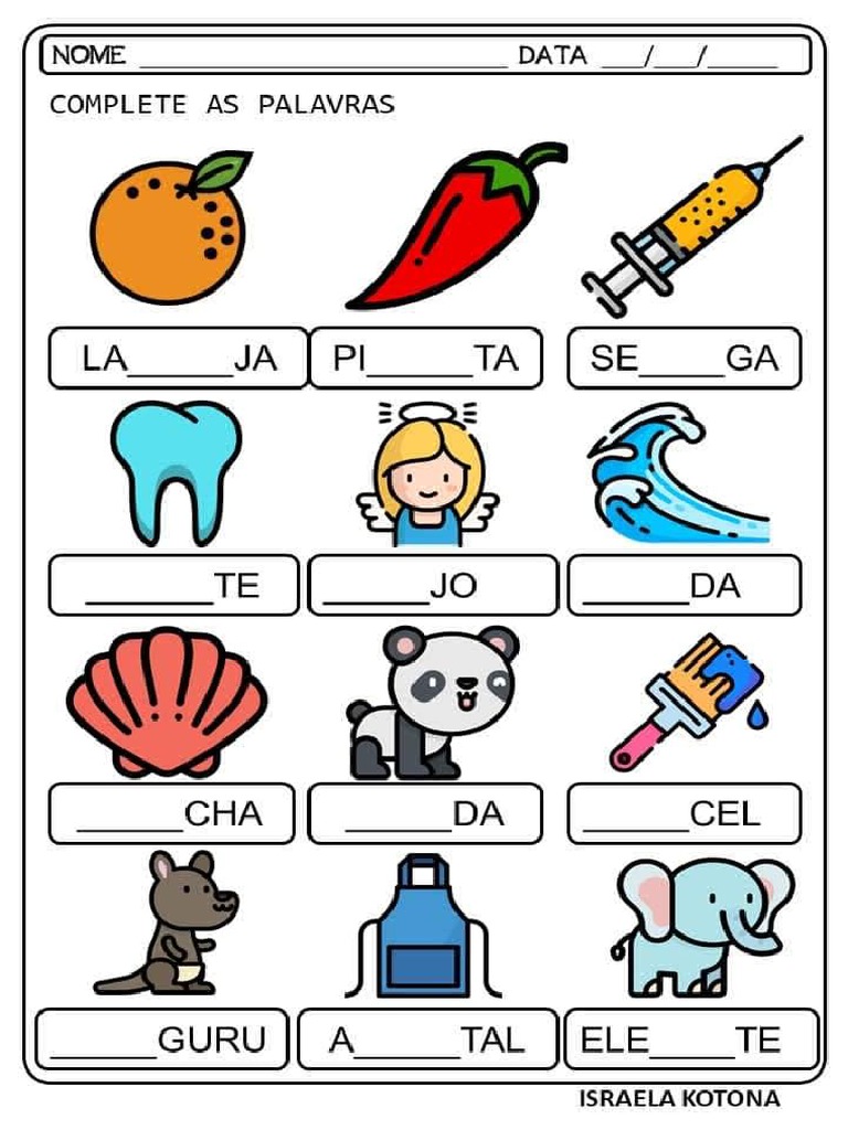 Atividades An en in On Un | PDF