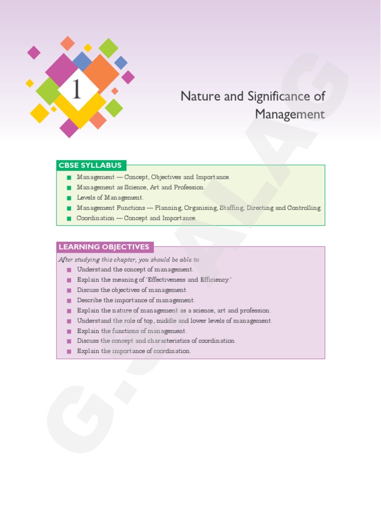 Coordination's Role in Effective Management | PDF | Science | Profession