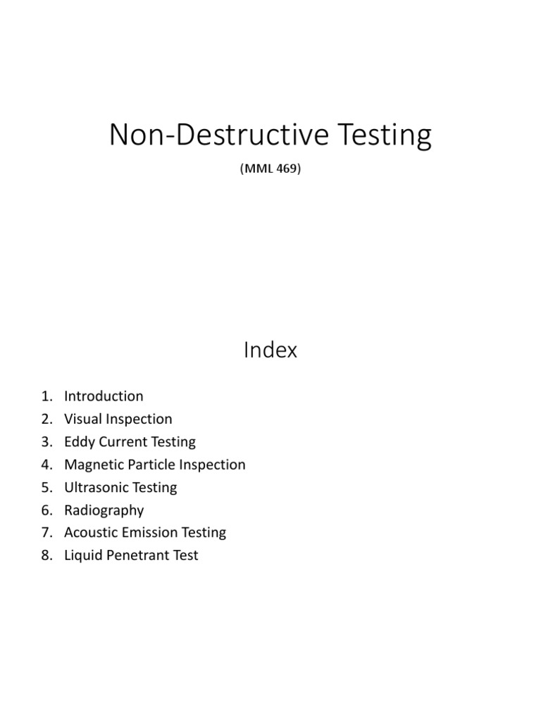 Non Destructive Testing | PDF | Electrical Impedance | Inductor