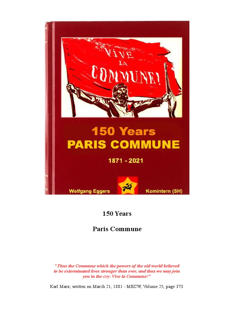 2021 - 150 - Years - Paris - Commune - Wolfgang Eggers | PDF ...
