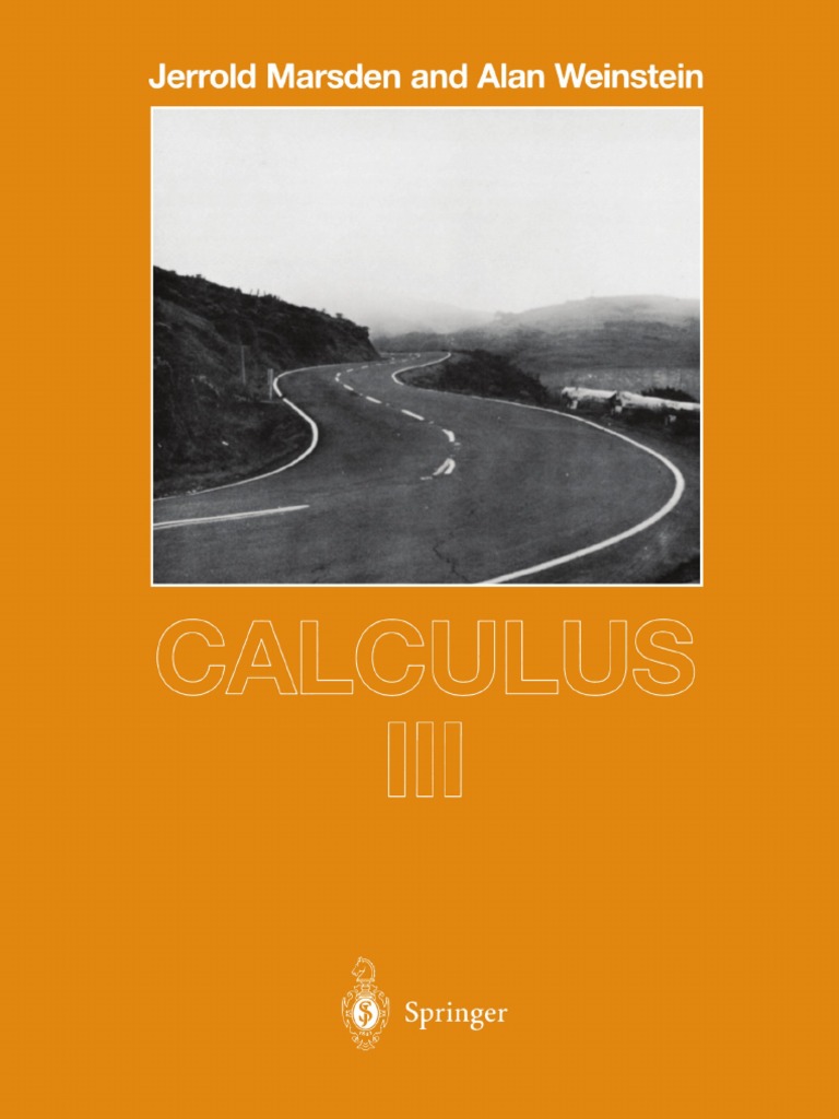 Calculus III by Jerrold Marsden | PDF
