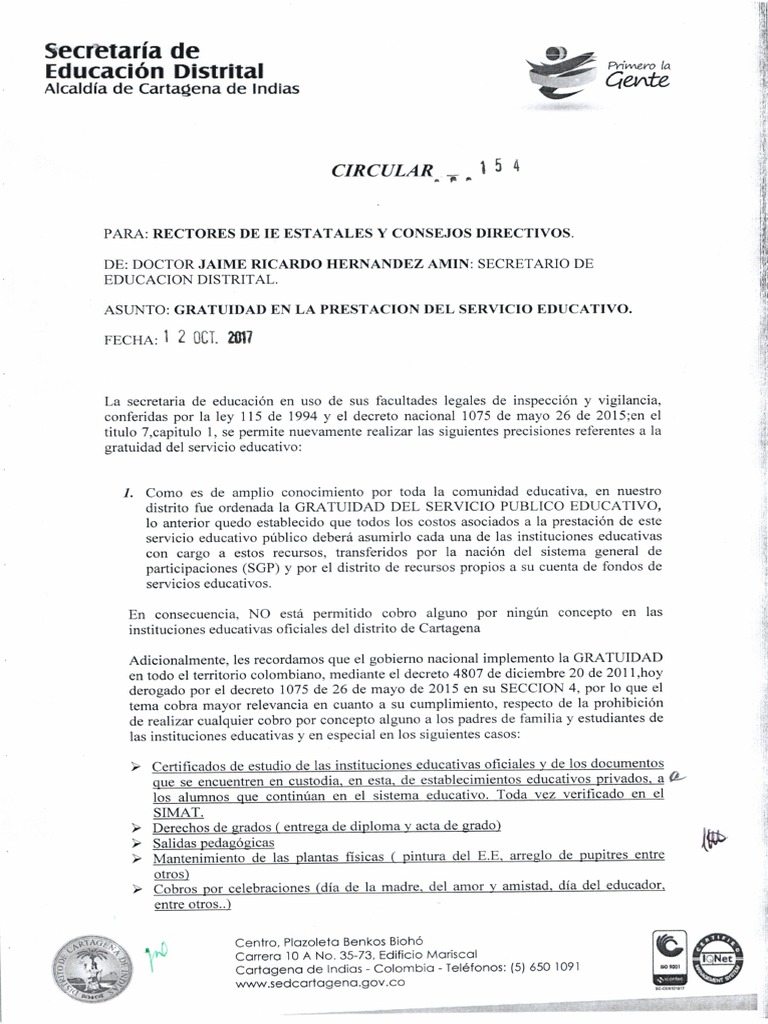 Circular 154 1 | PDF