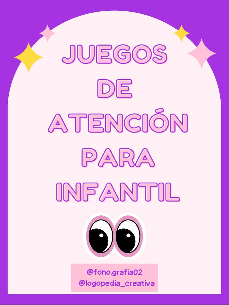 Juegos de Atención Infantil | PDF | Juegos y actividades | Ciencias ...