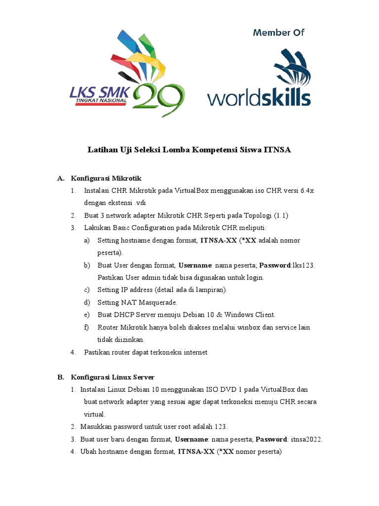 Soal Seleksi LKS | PDF