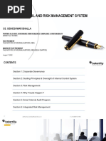 Internal Audit Risk and Control Matrix Template | PDF