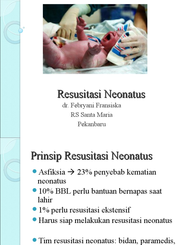 Resusitasi Neonatus | PDF