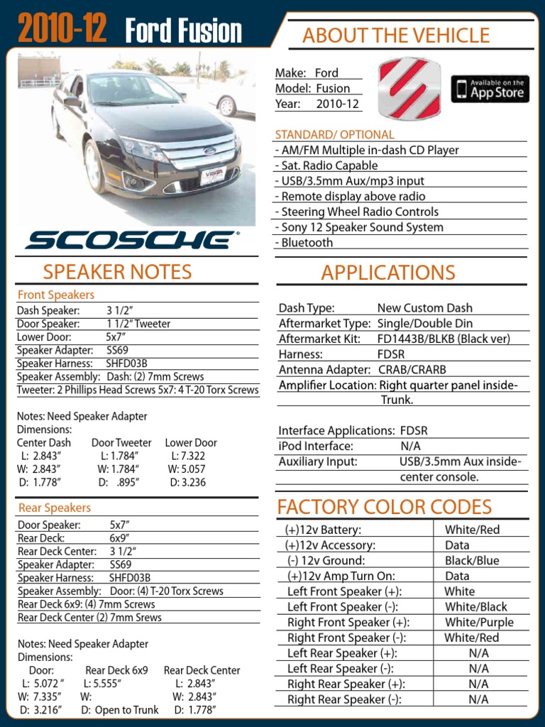 Fordwiring | PDF | Loudspeaker | I Pod