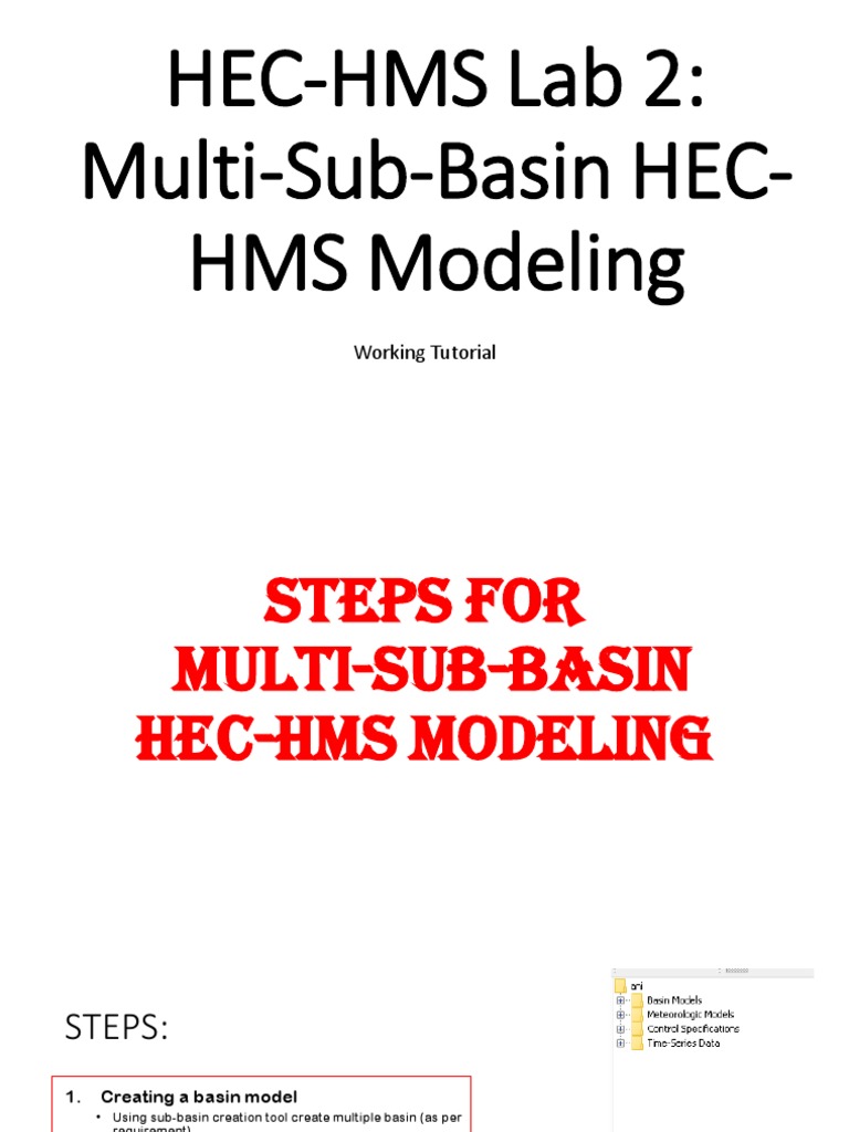 Part2 Hec Hms Muti Basin | PDF | Drainage Basin | Icon (Computing)