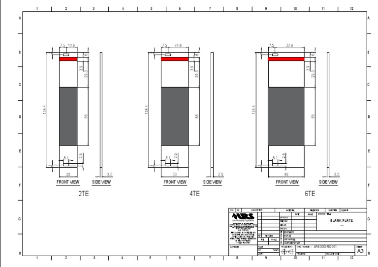 Blank Plate Frauscher 2te 4te 6te | PDF