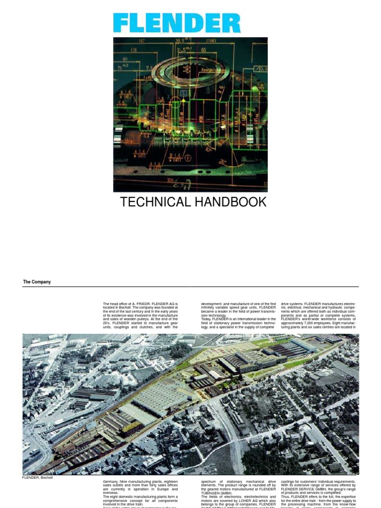 Flender Technical Handbook | PDF | Gear | International System Of Units