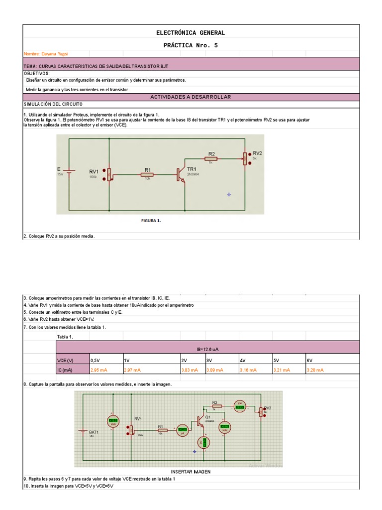 DAYANA NICOLE YUGSI PILA - Práctica Nro. 5 - Hoja 1 | PDF