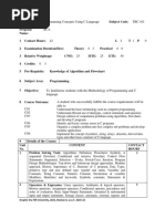 Course Outcomes | PDF | C (Programming Language) | Databases