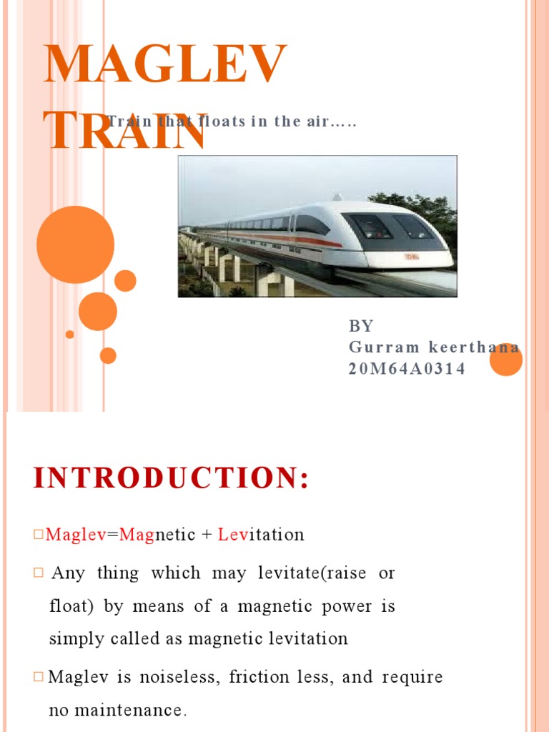 Maglev Train | PDF | Train | Propulsion