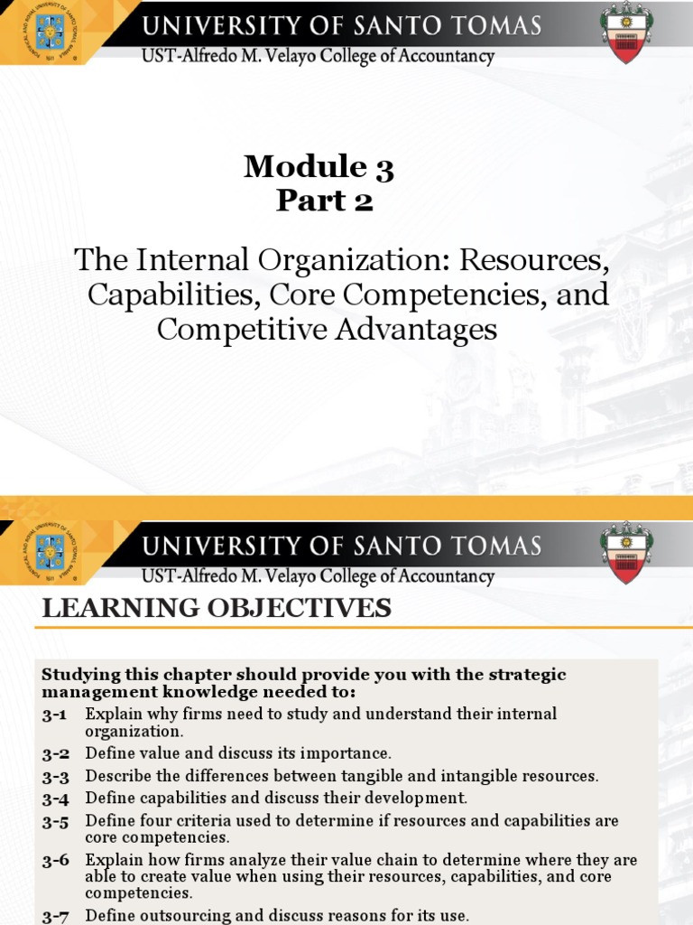 Module 3 Part 2 (Strategic Management) | PDF | Outsourcing | Competence (Human Resources)