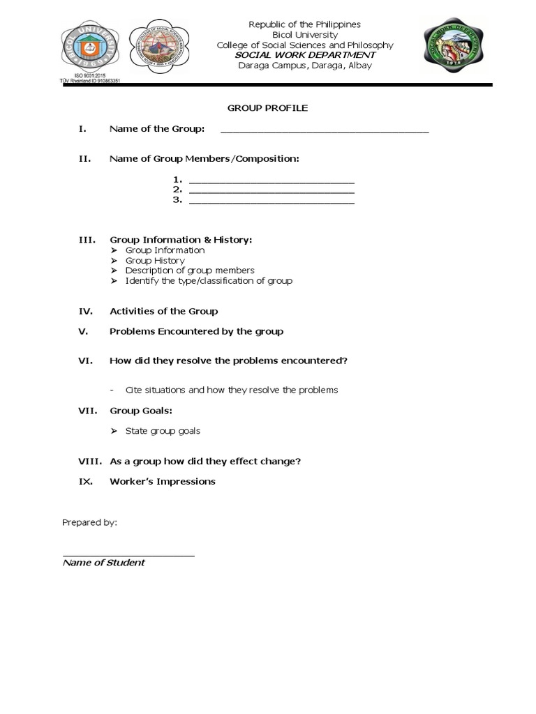Template Group Profile | PDF