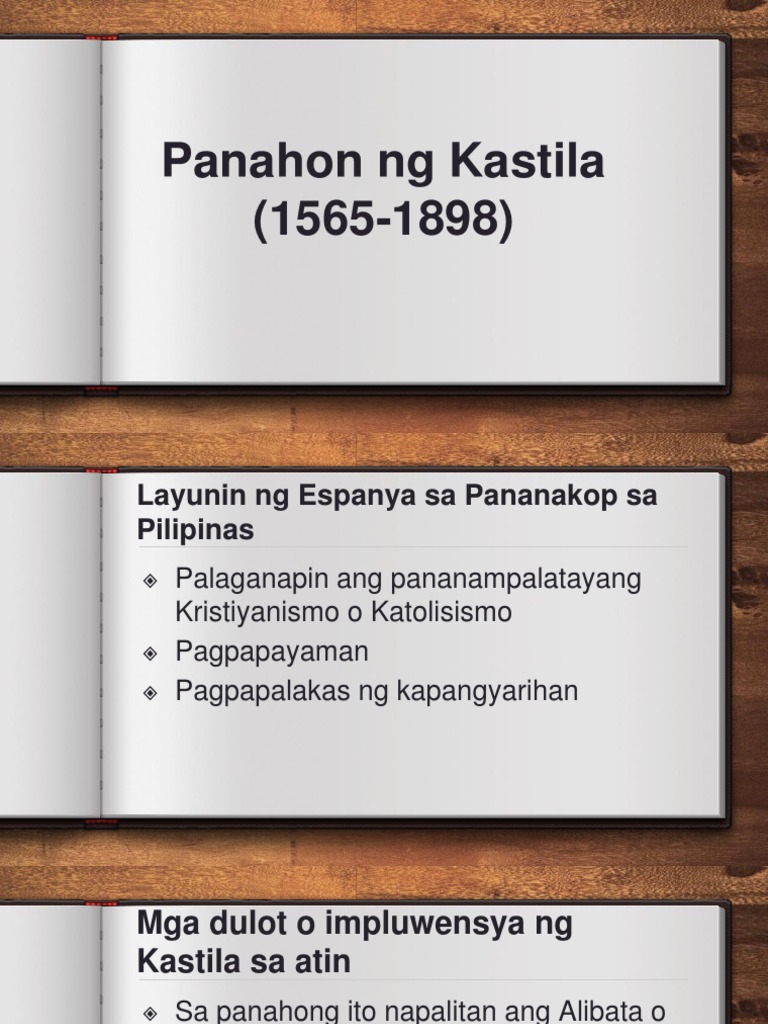 Panahon NG Kastila | PDF