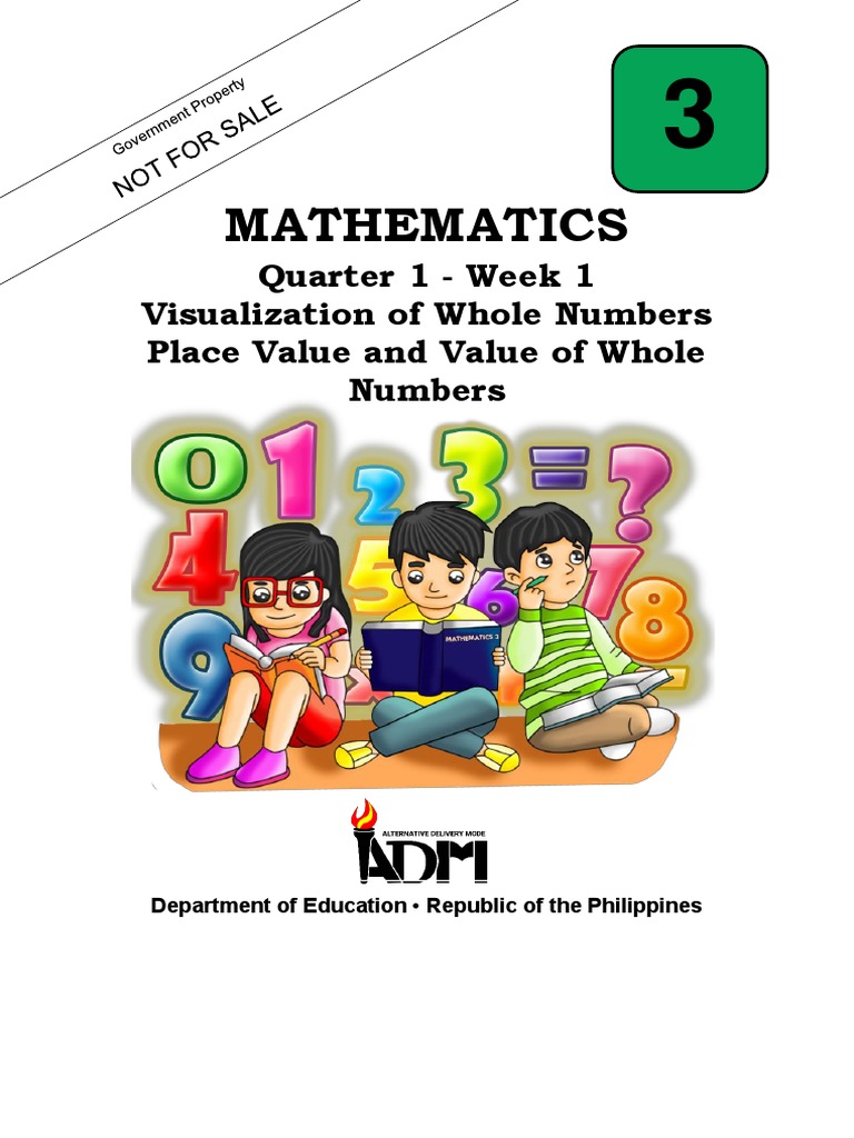 Module 1 - Visualization of Whole Numbers | PDF | Civil Law (Common Law ...
