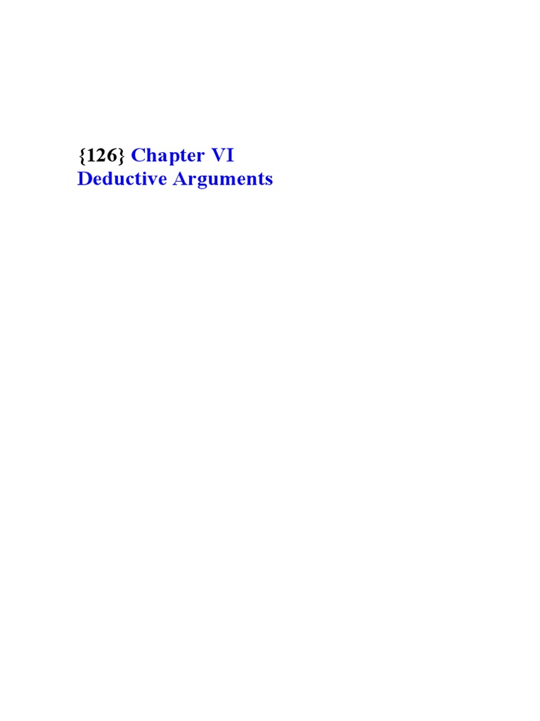 Chap 6 1&2 | PDF | Deductive Reasoning | Argument