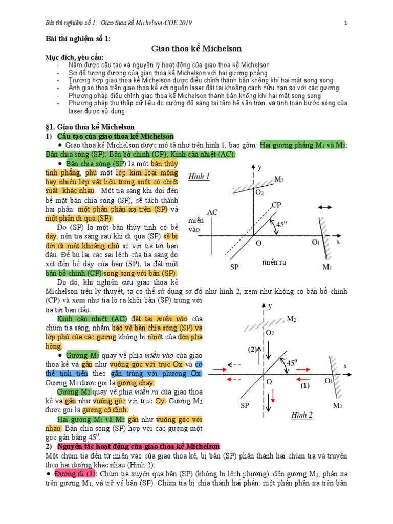Giao Thoa Ke Michelson | PDF
