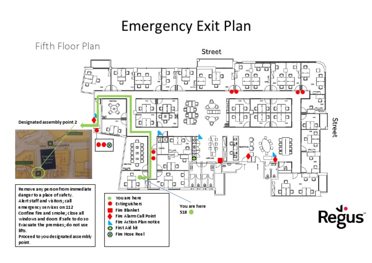 Fire Exit Points For 518 | PDF