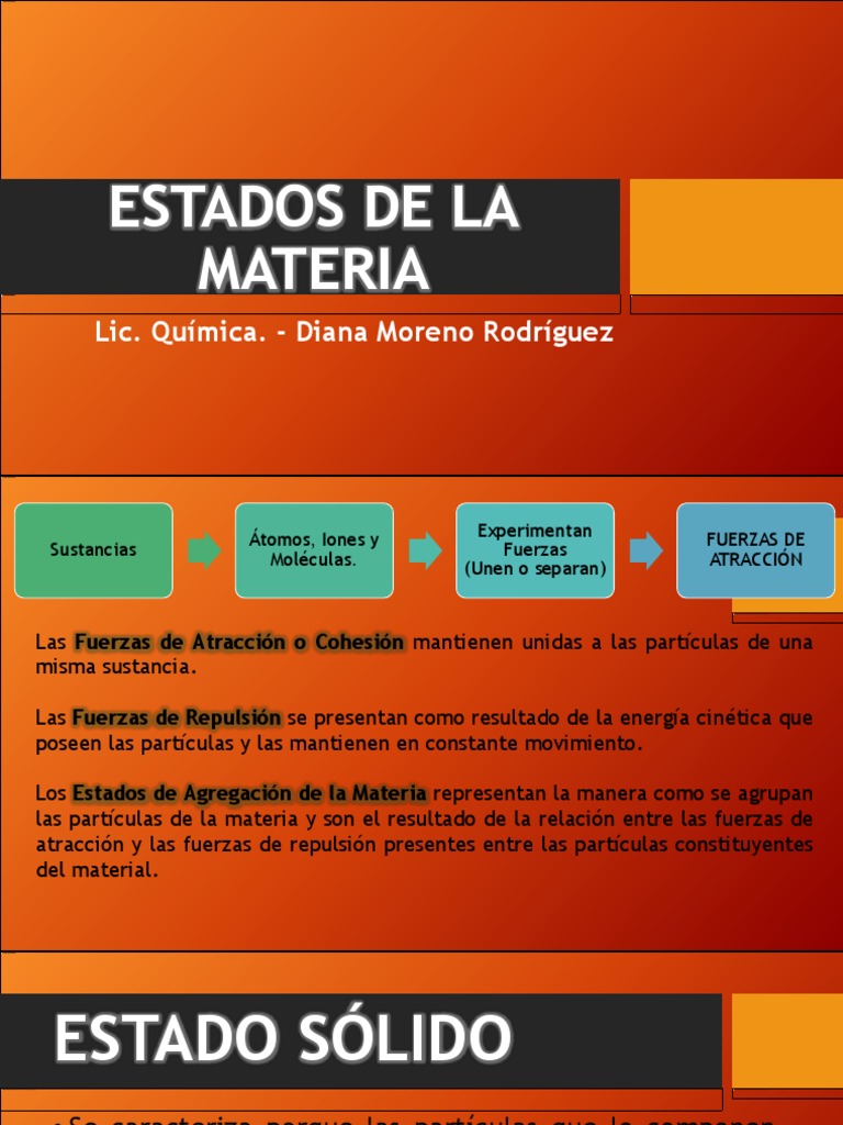 Estados de La Materia | PDF