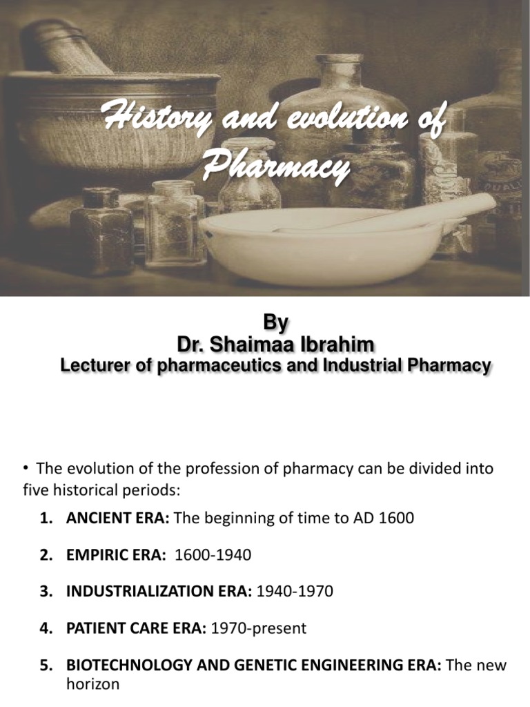 History of Pharmacy | Download Free PDF | Pharmacy | Medicine