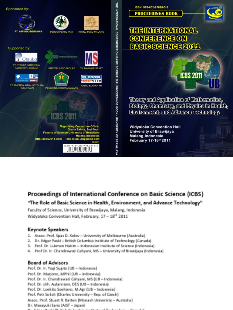 Proceeding Book | PDF | Science | Confocal Microscopy