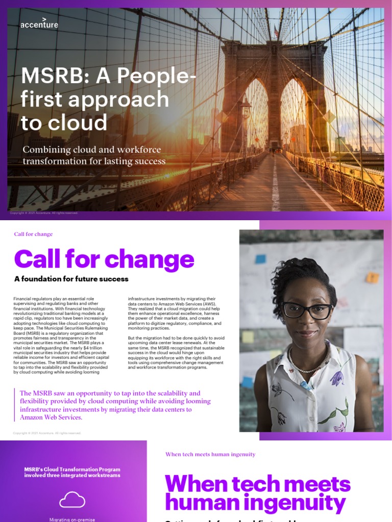 Accenture MSRB CaseStudy v3 | PDF | Cloud Computing | Amazon Web Services